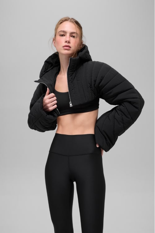 QUILTED STARLIGHT PUFFER SHRUG – ALO Indonesia